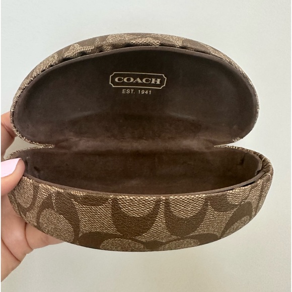 Coach | Accessories | Coach Signature C Hard Clam Shell Eyeglasses ...